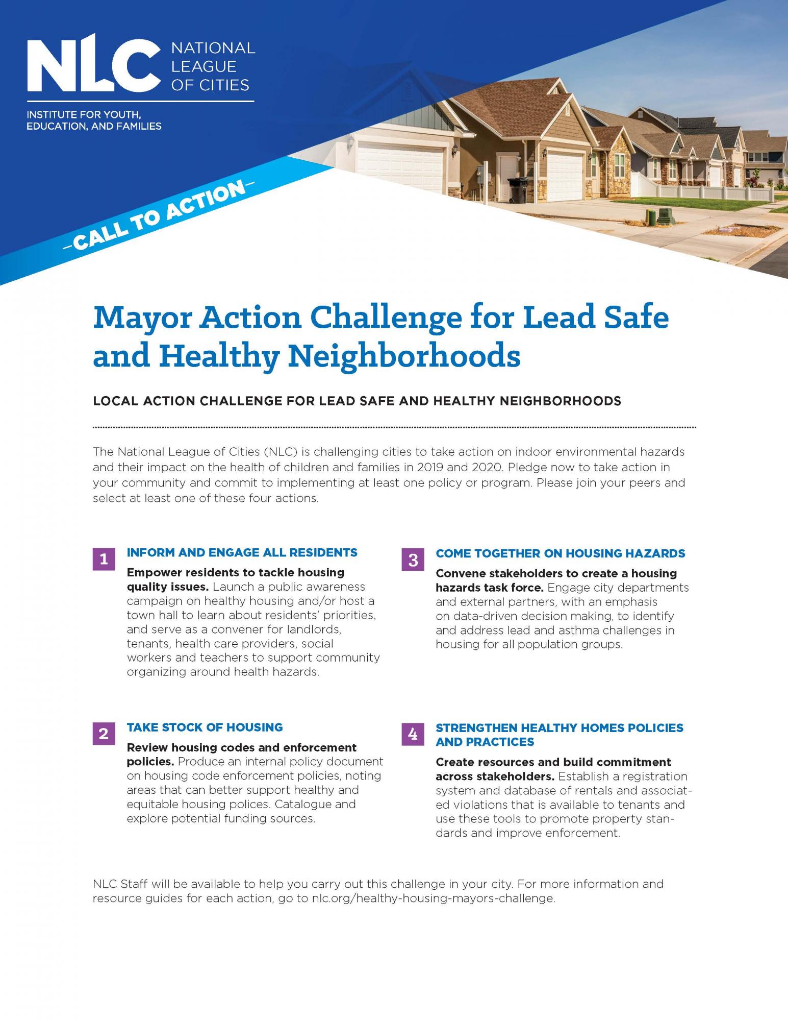 Local Action Challenge for Lead Safe and Healthy Neighborhoods ...