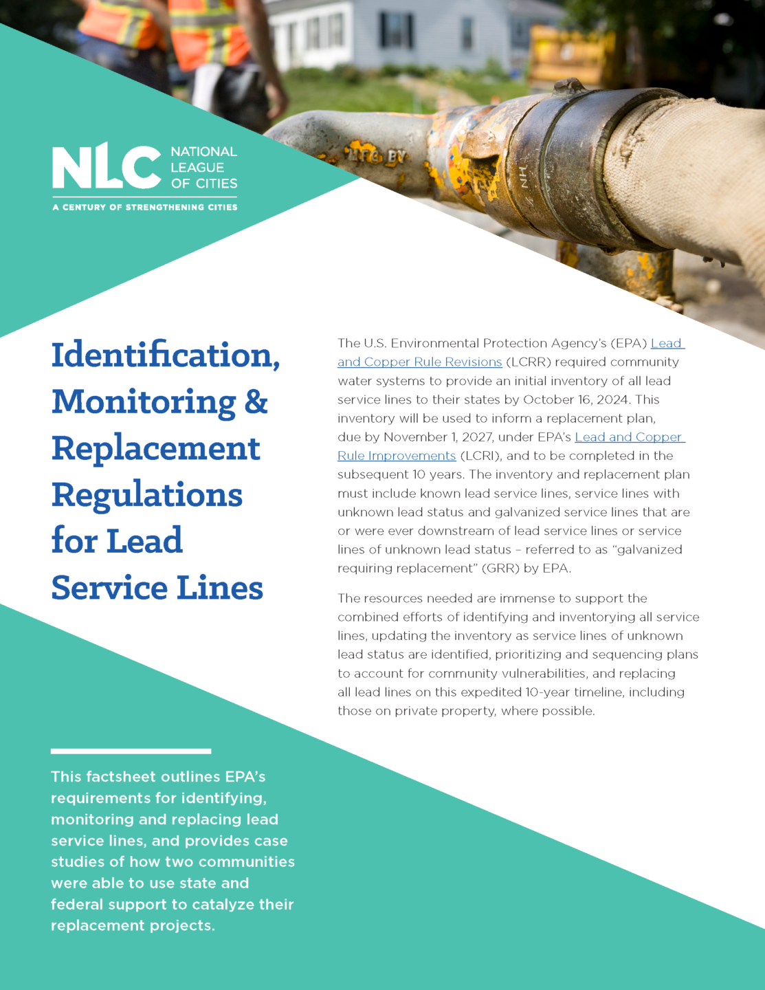 Lead and Copper Rule Series - National League of Cities