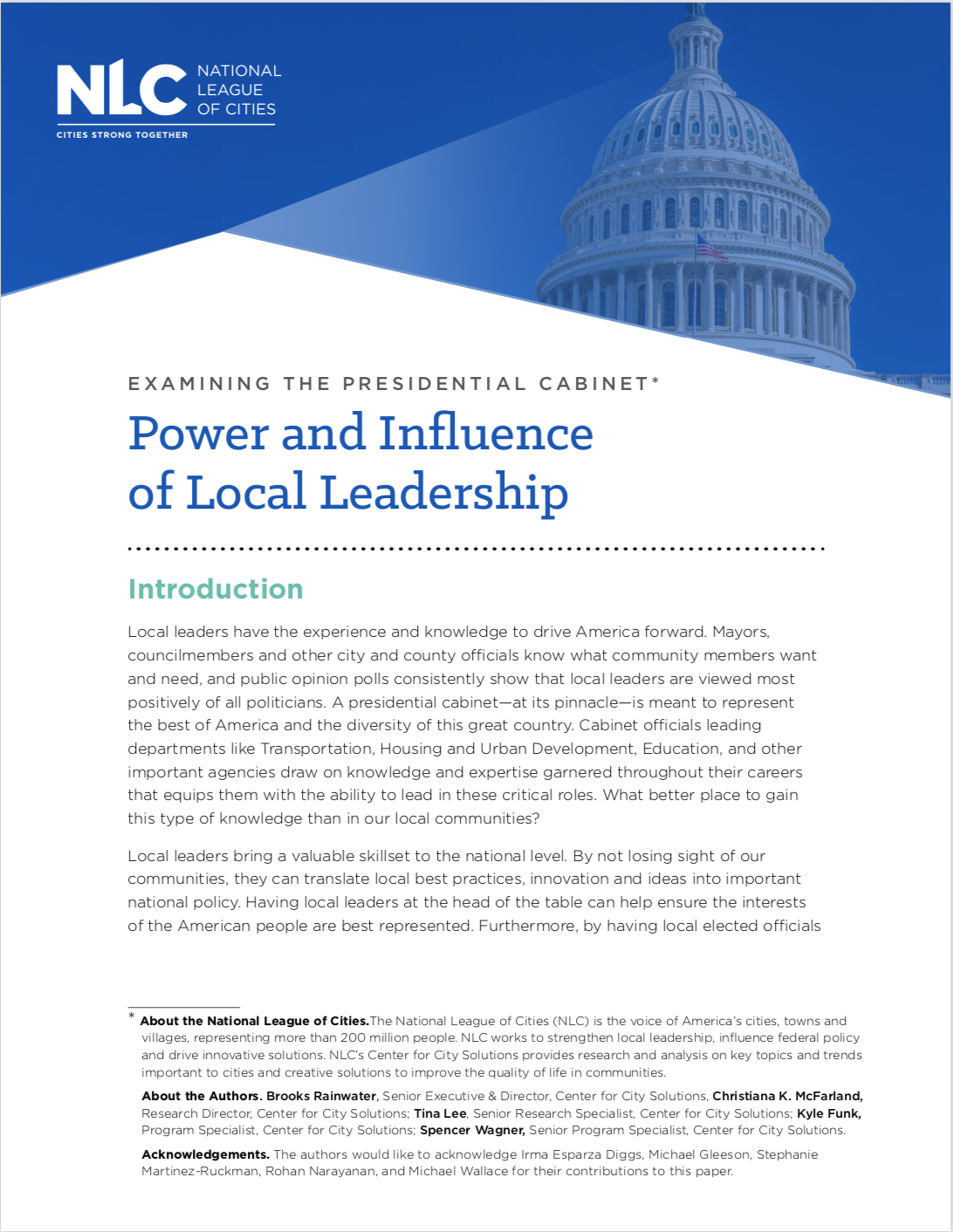 Resource Library - National League of Cities