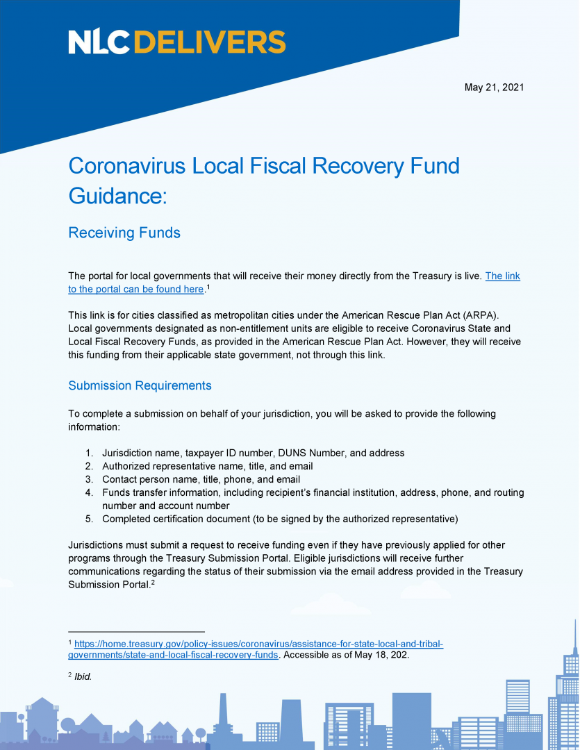 How To Use ARPA to Access Coronavirus State & Local Recovery Funds ...