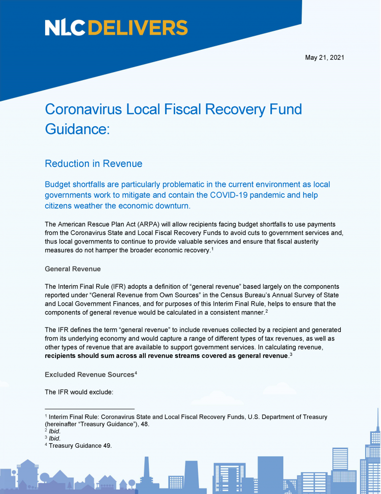 How To Use Coronavirus State & Local Recovery Funds To Ease Budget ...