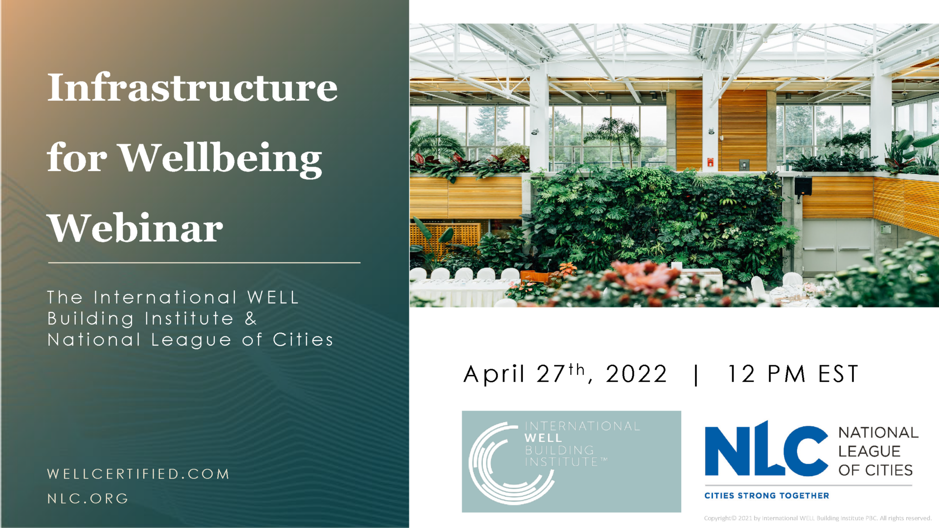 From The Event: Infrastructure for Wellbeing - Designing & Building ...