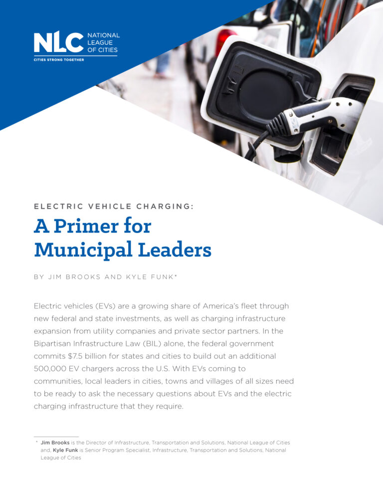 EV Charging: A Primer for Municipal Officials - National League of Cities