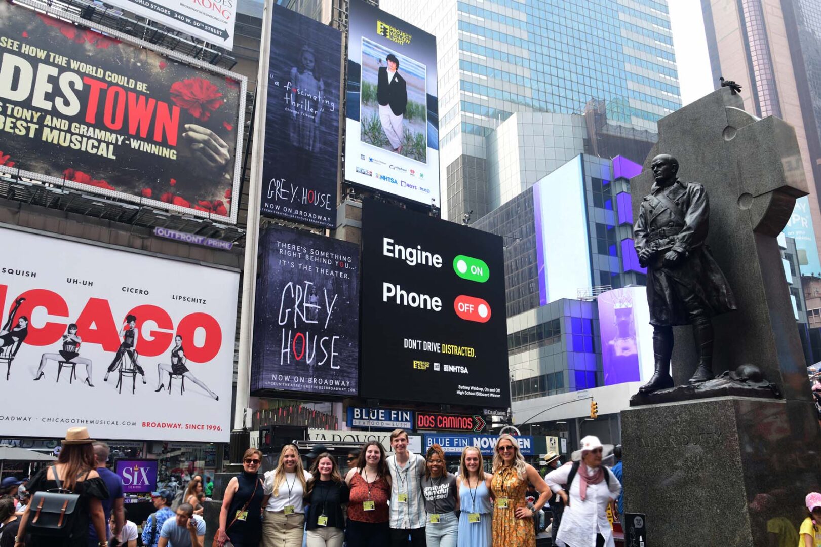 Students Spotlight Distracted Driving with Project Yellow Light ...