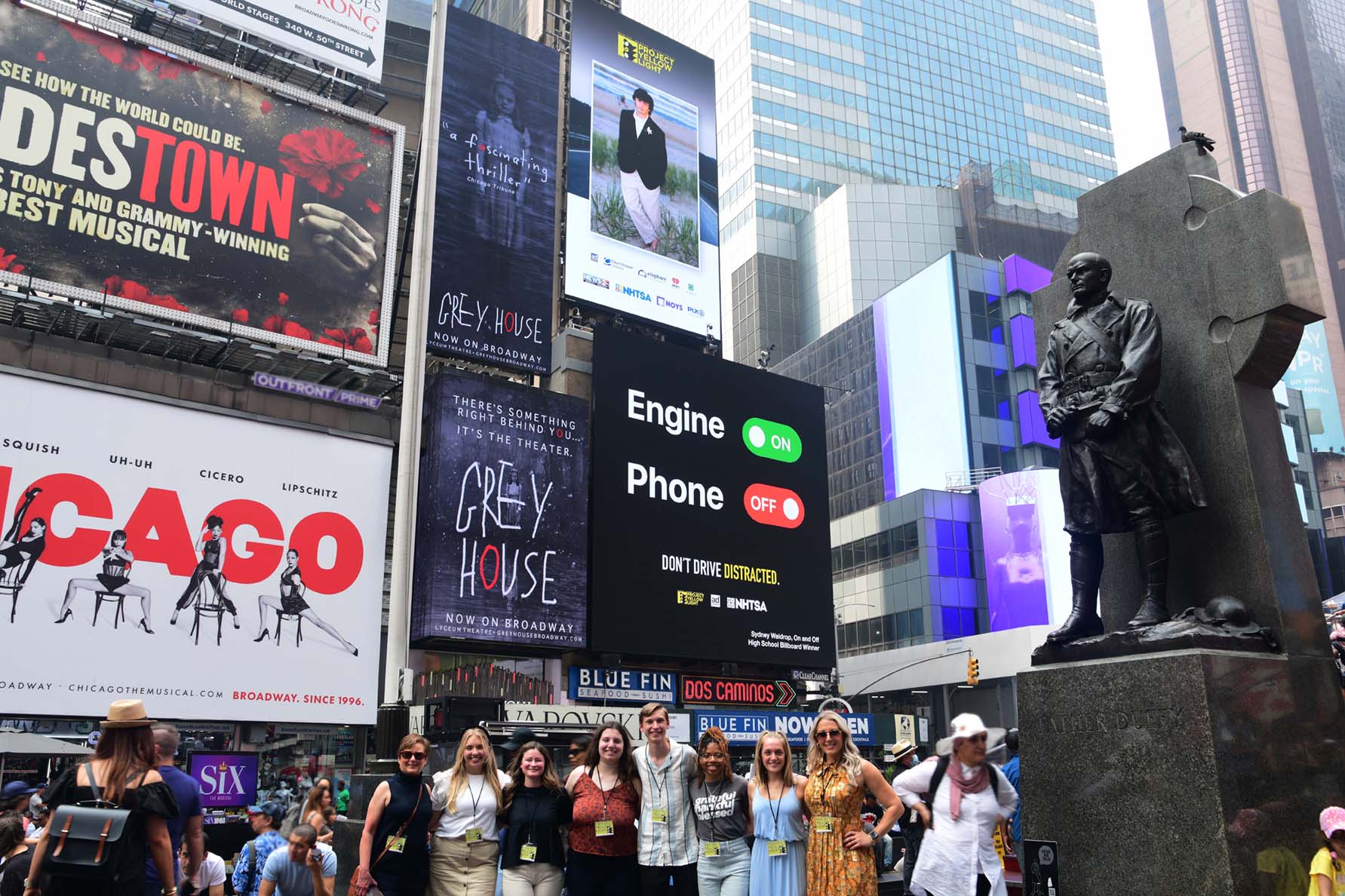 Students Spotlight Distracted Driving with Project Yellow Light ...