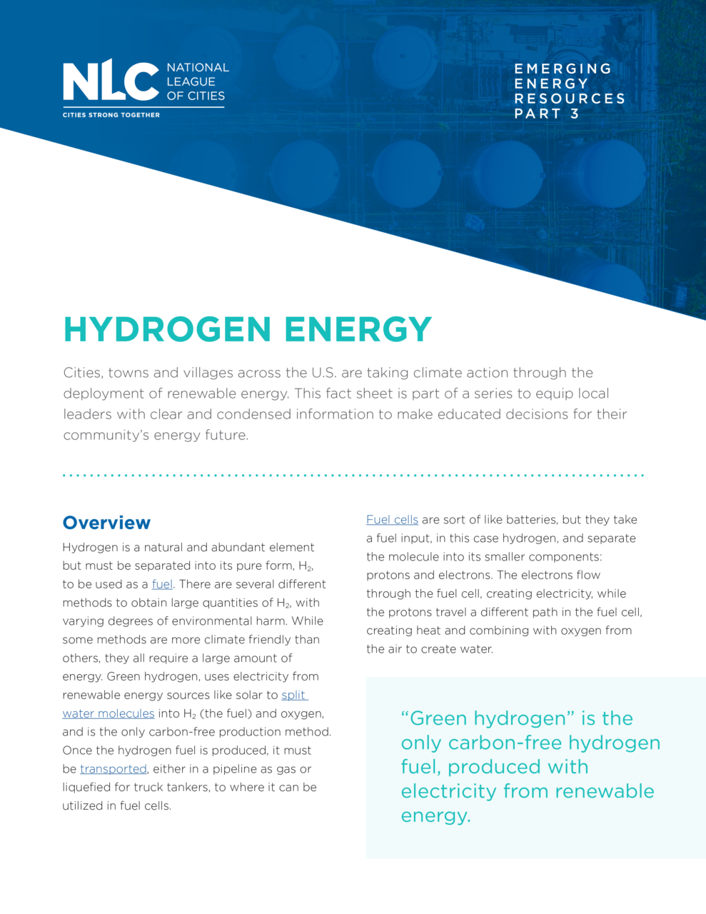 Emerging Energy Resource Series - National League of Cities